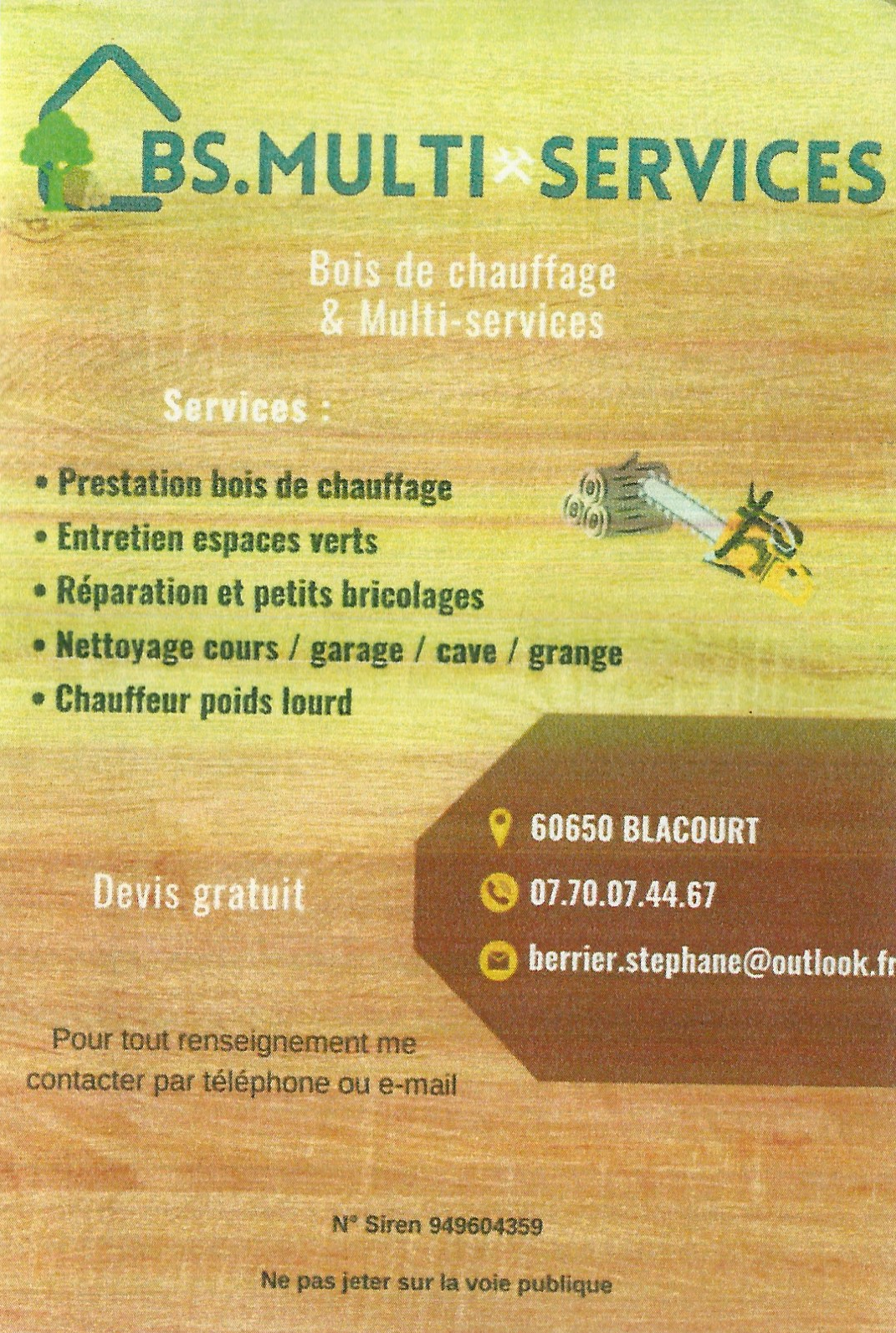 BS.MULTI SERVICES – Blacourt